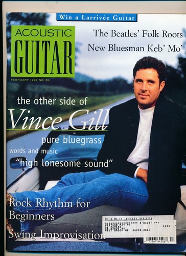 Acoustic Guitar Magazine # 50 February 1997 Vince Gill the Beatles Keb ...