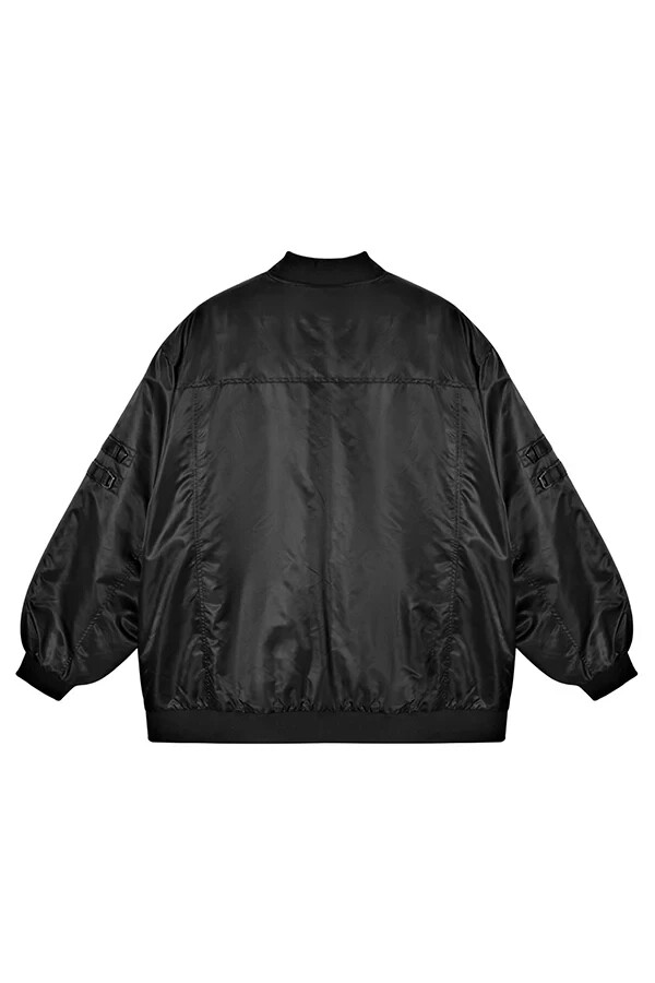 Mass Effect N7 Oversized Bomber Jacket Coat w/ Systems Alliance + N7 Patch NEW | eBay