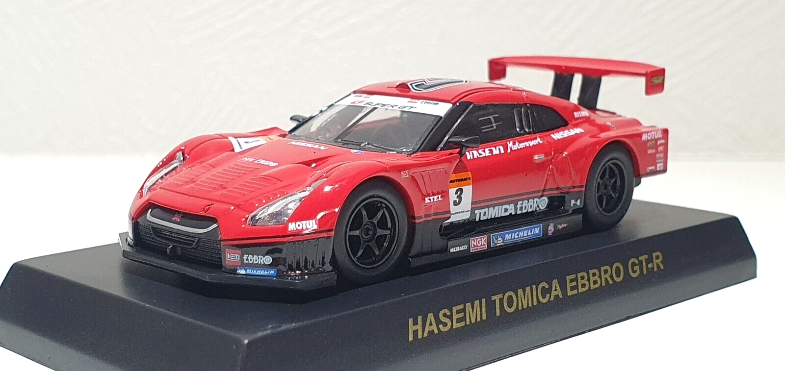Kyosho 1/64 GT500 HASEMI TOMICA EBBRO GT-R #3 NISSAN SKYLINE R35 ...