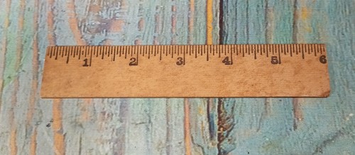 Vintage 6-inch Ruler - Wooden | eBay