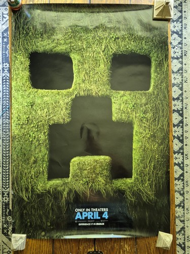 A Minecraft Movie original DS movie poster - 27x40 D/S 2025 Option C | eBay