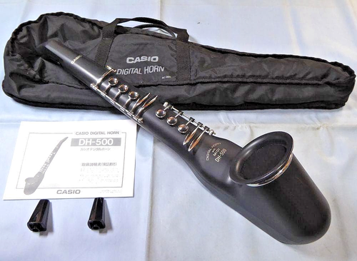 CASIO DH-500 Digital Horn Electronic Saxophone MIDI Serviced Tested w ...