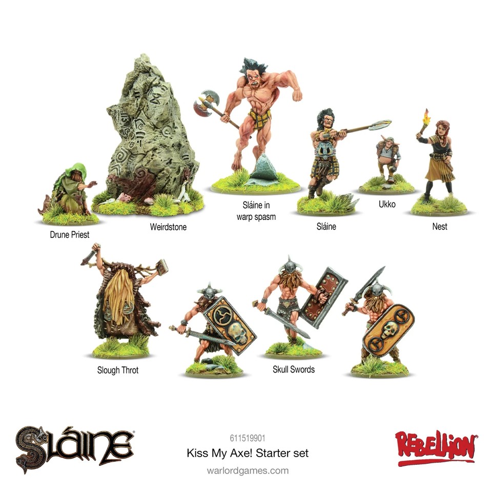 Slaine: Kiss My Axe starter set (NIB) OOP - Warlord Games | eBay