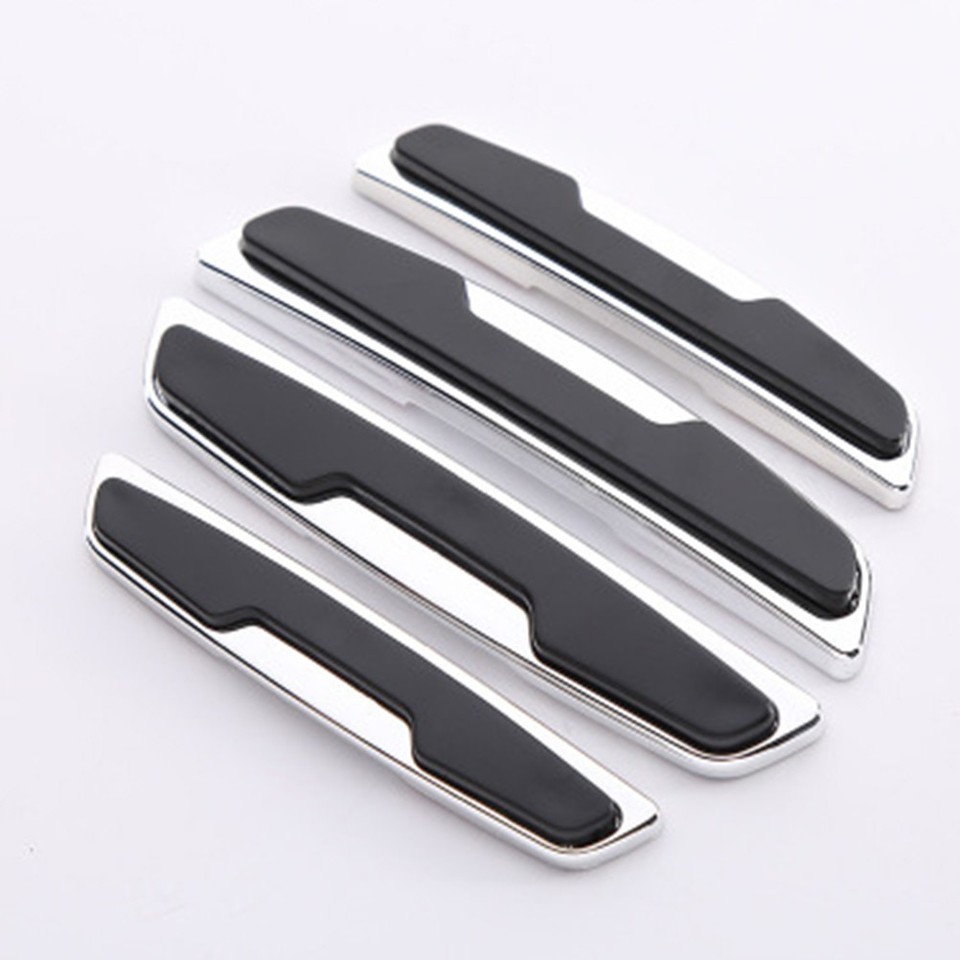 4 Pcs Car Door Sill Protector Stickers Anti-collision Corner Guard ...