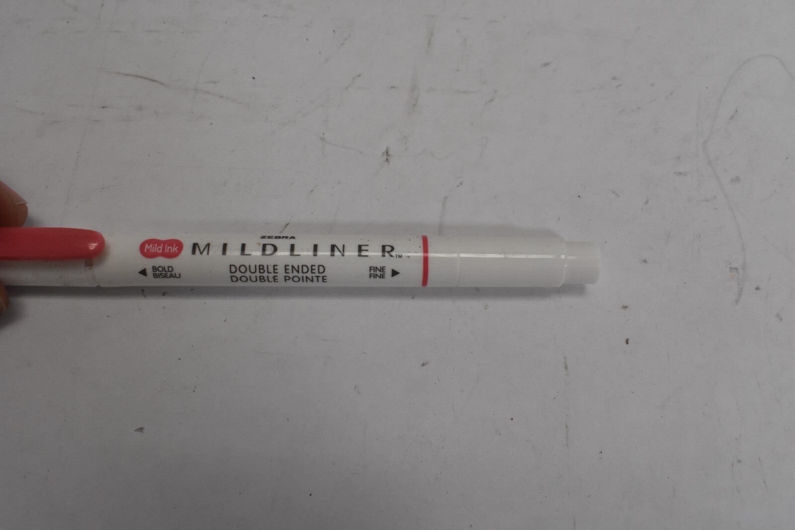 Zebra Mildliner Double Ended Mild Ink Red Fine & Bold Marker for sale ...