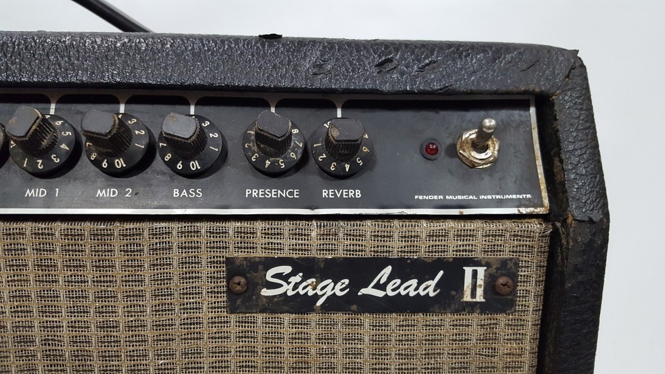 Fender Stage Lead II 1985 1x12" 100-Watt Speaker Combo Amplifier Amp | eBay