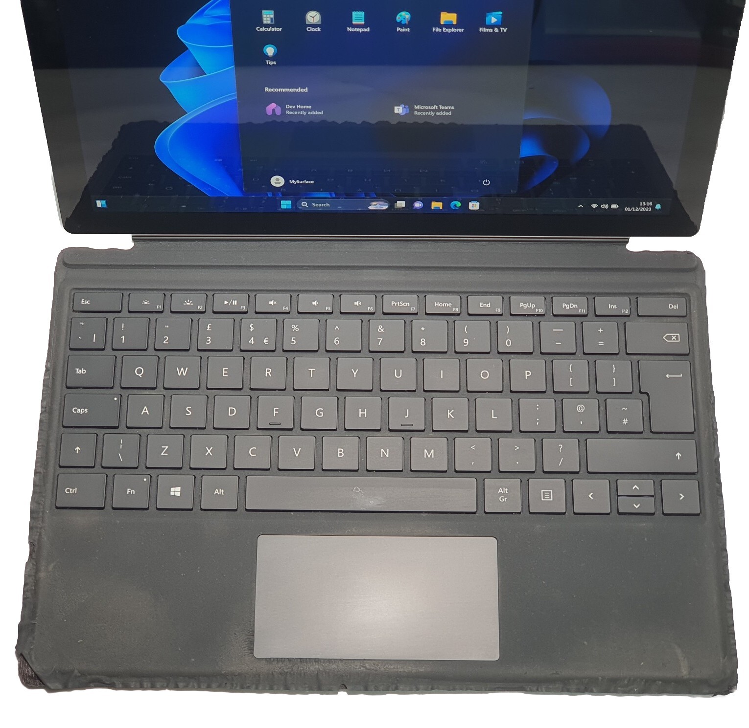 Microsoft Surface Pro 4 Windows 11 Tablet Core i5 6th gen 2.50GHz 4GB ...