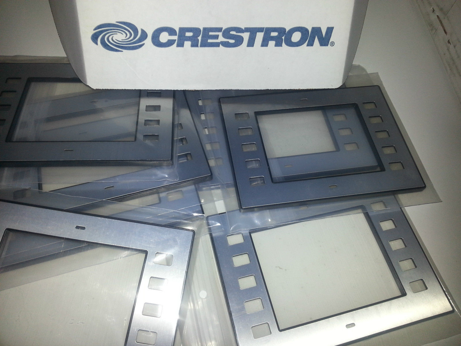 CRESTRON TPS-FP-S/STEEL Stainless Steel with black trim Designer ...