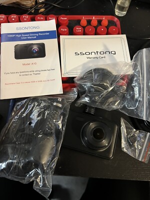 Ssontong A10 Black Night Vision 1080p High Speed Driving Video Recorder ...