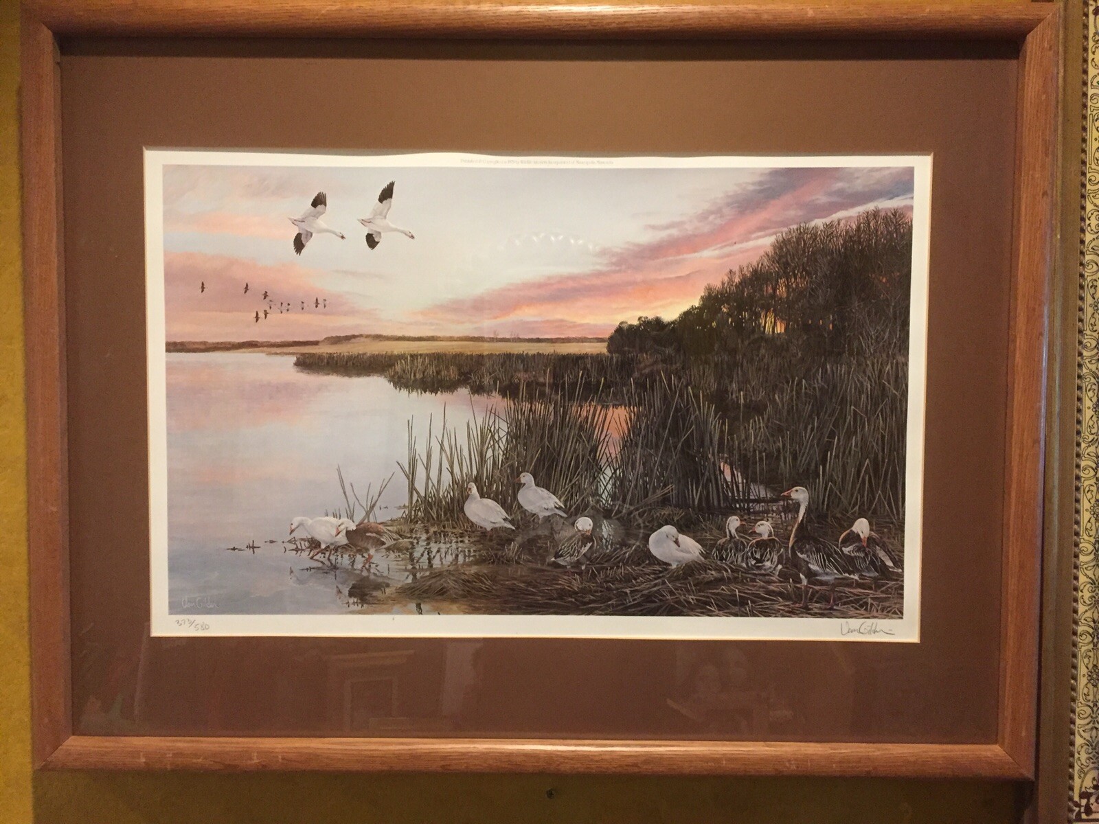 Van Gilder Art Print ducks pond | eBay