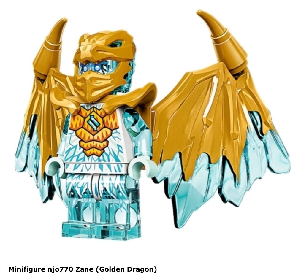 LEGO Ninjago Zane Golden Dragon njo770 Minifigure +Weapon ex71773 NEW ...