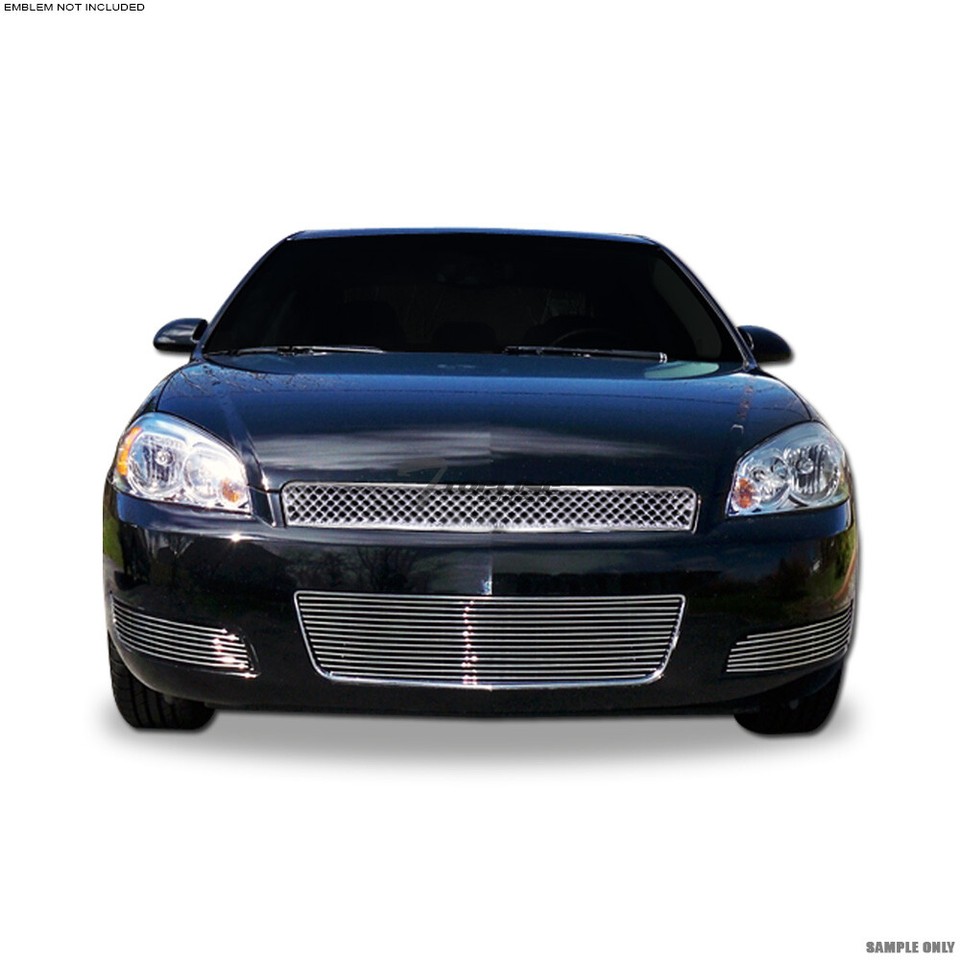 Topline For 2006-2016 Chevy Impala Mesh Front Hood Bumper Grill Grille ...