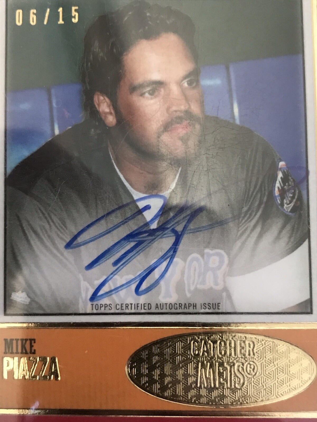 2018 Topps Brooklyn collection Mike Piazza Autograph New York Mets 06/ ...