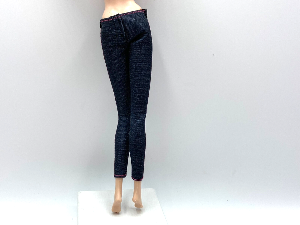 Barbie Basics Model Muse Top Model Blue Shimmery Denim Jean Pants/Slim ...