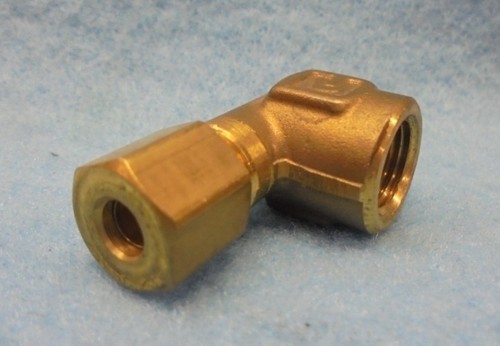 PARKER 3DBU FEMALE ELBOW, 3/16" FLARELESS X 1/8" NPT F, TUBE FITTING ...