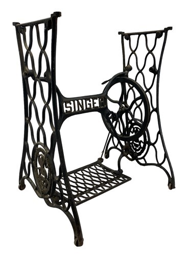 Treadle Sewing Machine, Cast Iron Base, Industrial Age Singer Steampunk ...