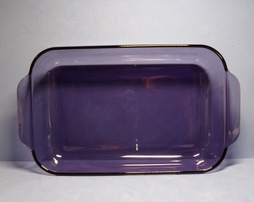 Vintage PYREX 232-R Amethyst Purple 11X7X1.5 Baking Dish 2 QT Rectangle ...