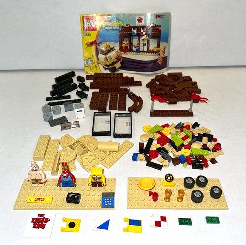LEGO SPONGEBOB SQUAREPANTS KRUSTY KRAB ADVENTURES SET 3833 - COMPLETE ...