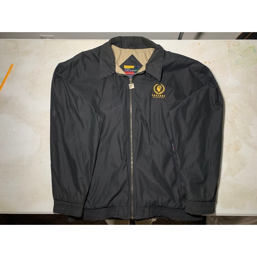 Caesars Atlantic City Jacket Pro Celebrity Mens Black… - Gem