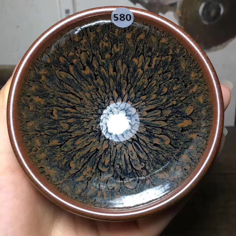 116 Jianzhan Chinese Song dynasty style tea bowl by famous potter ...