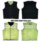 Missing Link Men's Rival Leather Motorcycle Jacket, Converts to Vest ...