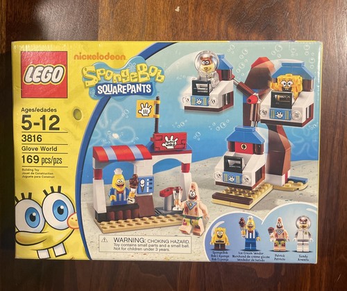 LEGO 3816 Glove World SpongeBob SquarePants Set Carnival Factory Sealed ...