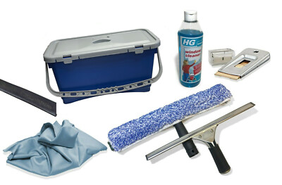 WINDOW CLEANING SET WITH 22 LITRE BUCKET 9 ITEMS - Window Cleaning ...