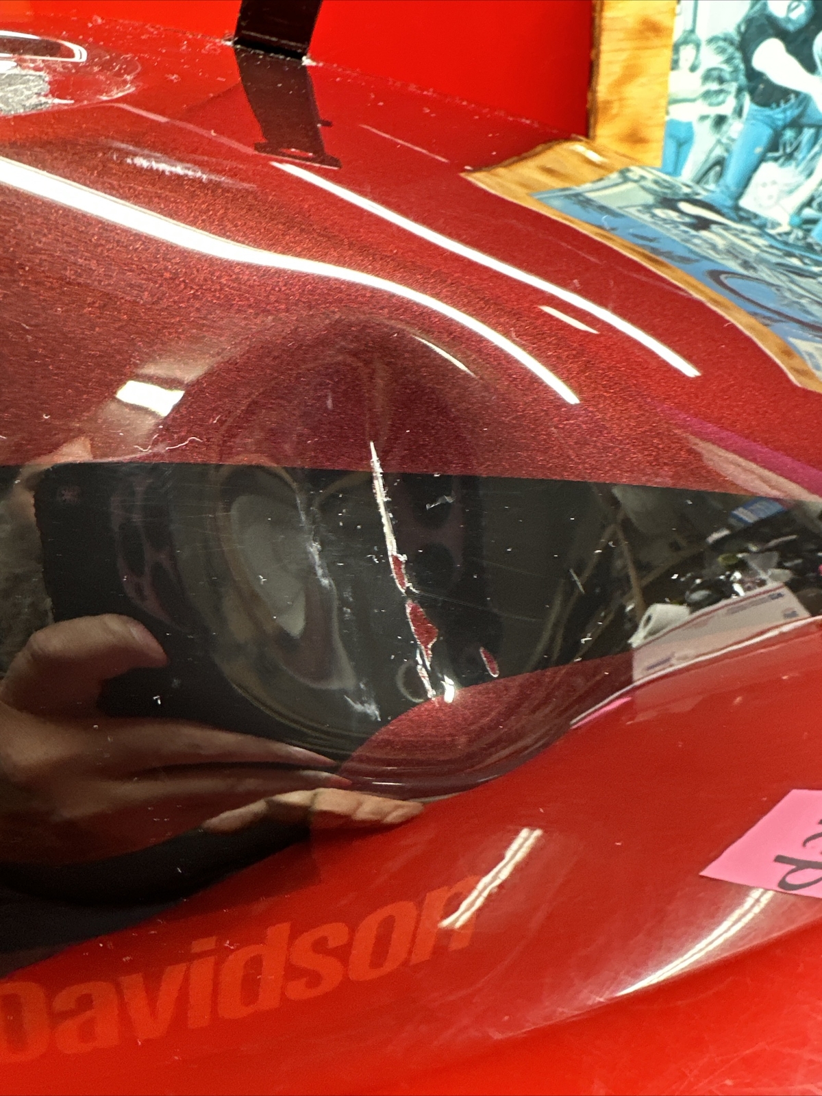 Harley M8 Fxlrs Gas Tank Lowrider S St Small Dent Fuel Stock Fxlr Red ...