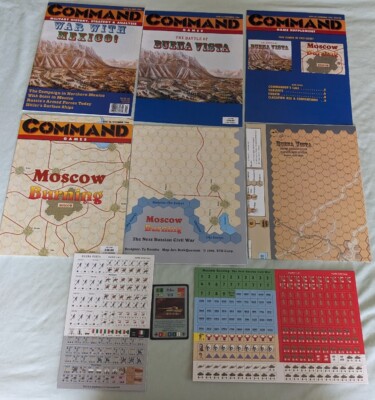 COMMAND RPG WAR MAGAZINE #40 MOSCOW BURNING MEXICO UNCUT NEW UNPUNCHED ...