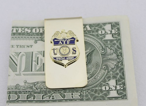 ATF Justice DOJ Federal Special Agent Badge MONEY CLIP | eBay