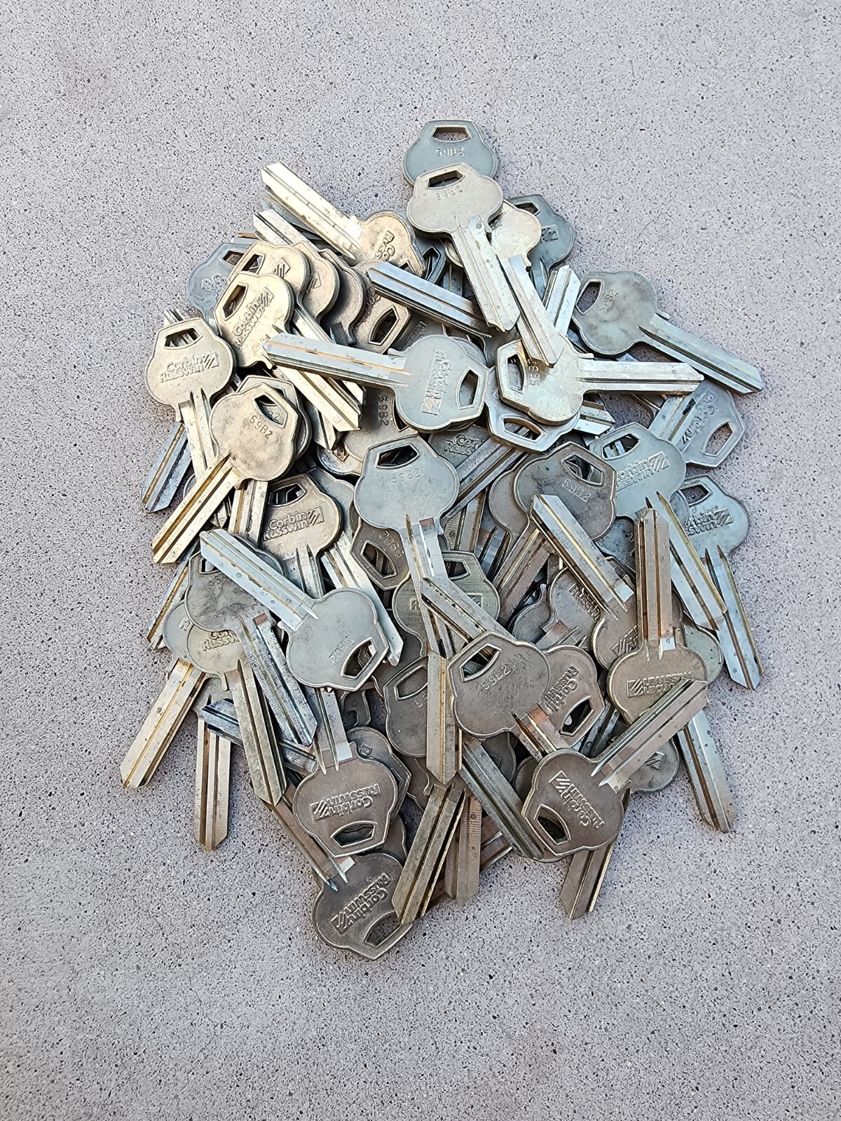 Corbin Russwin Key Blank 59B2 6 Pin Lot of 82 FREE SHIPPING | eBay