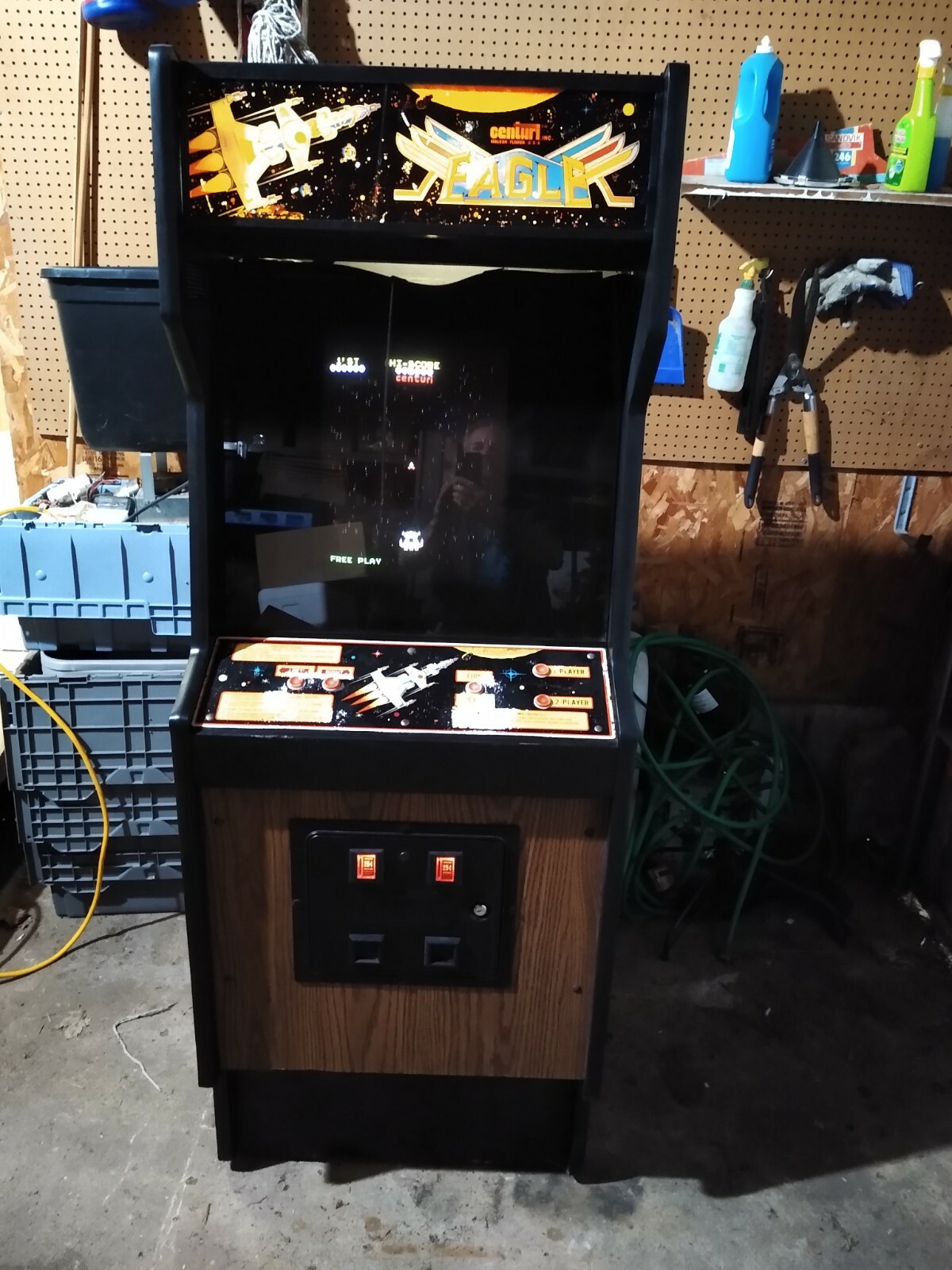 1980 Centuri EAGLE dedicated Video Arcade Game -FREE SHIPPING funner ...