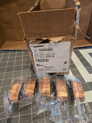 5x Burndy YGHC29C29 279116 Hytap 3/0-250 To 3/0-250 *Free Shipping ...