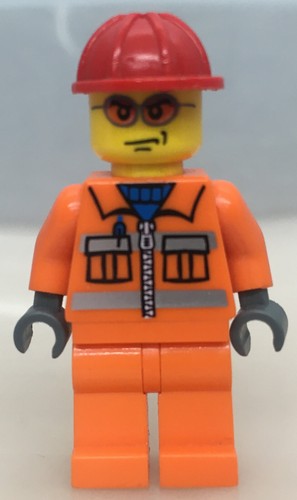 LEGO ®-Minifigur Town City Arbeiter Construction Worker Set 5642 cty132 ...