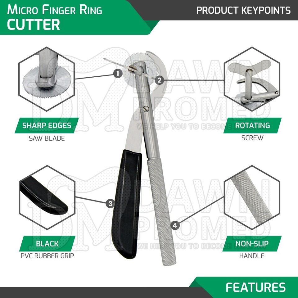 6 Pcs Micro Finger Ring Cutter Emergency Rescue First Aid EMT EMS ...