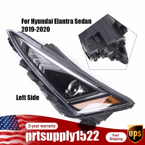 For Hyundai Elantra Sedan 2019-2020 Left Driver Side Headlight Halogen?Headlamp | eBay