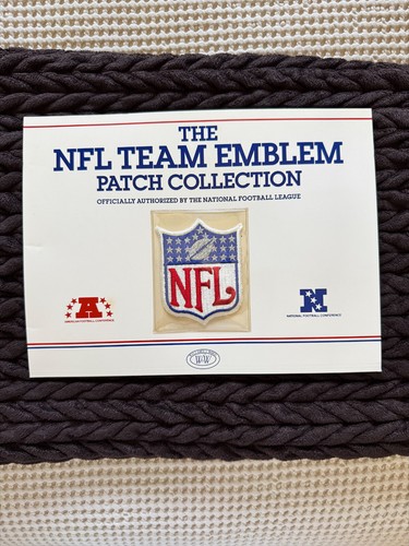 Vintage NFL Team Emblem Patch Sealed With History Insert Official ...
