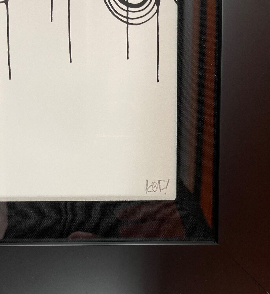 KEF! Simon Rohlen Sharp #5 Limited Edition Artist Proof Screenprint | eBay