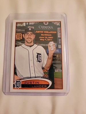 2012 Topps Justin Verlander Variation SP VAR #639b Tigers | eBay