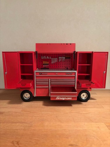 Snap-on Miniature Tool Cabinet Box Tool Wagon Mini Car Red RARE ...