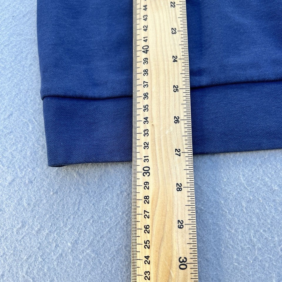 Nike Crewneck Sweatshirt Men’s M Blue Logo Swoosh Pullover Excellent ...