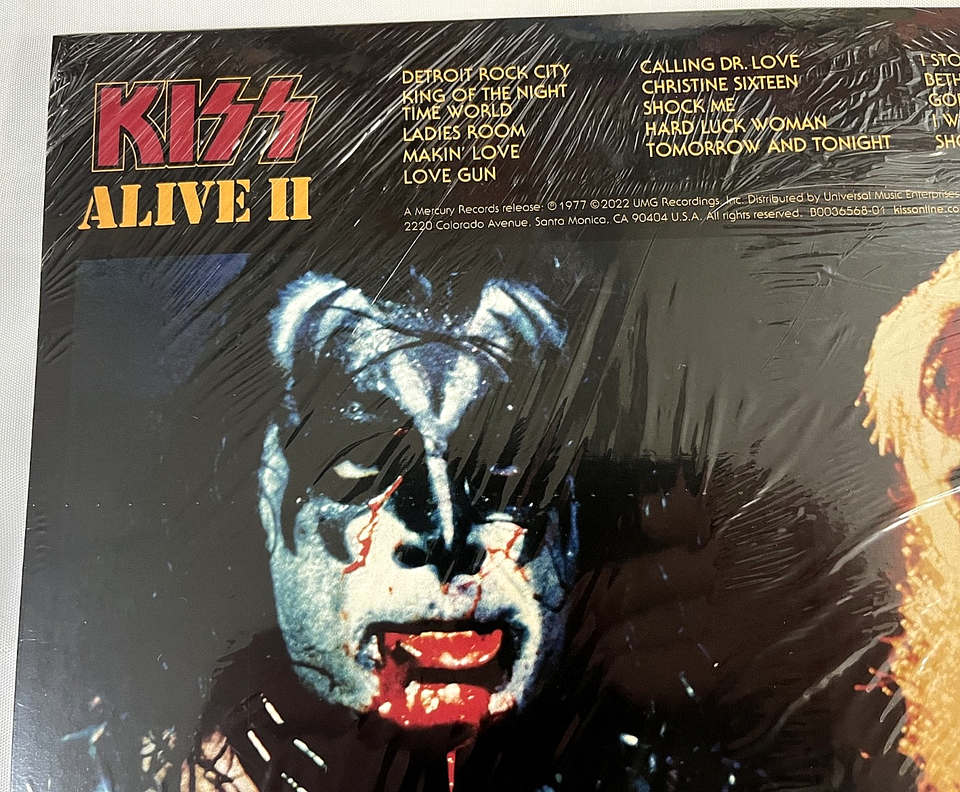 KISS Alive II 45th Anniversary 2LP Red/blue Swirl Vinyl KISSonline ...
