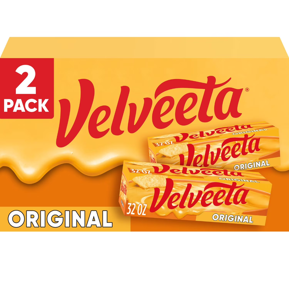 Velveeta Original Pasteurized Cheese Loaf 32 oz., 2 ct. Smooth Melting ...