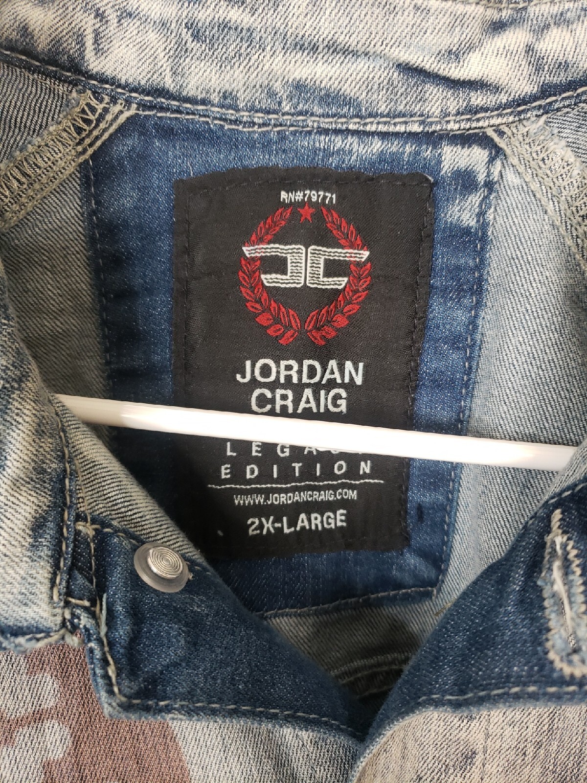 Jordan Craig Rising Sun denim jacket 2X - Gem