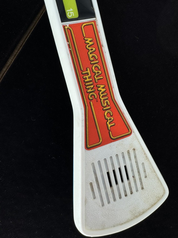 VINTAGE, WHITE+BLUE, MAGICAL MUSICAL THING, by MATTEL 1978, WORKS ...