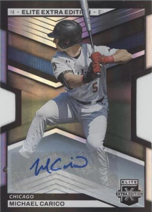 2023 Panini Elite Extra Edition - Michael Carico #84 Signatures Die-Cut ...