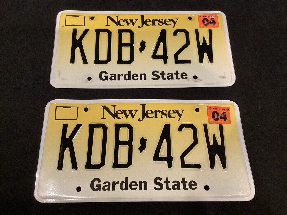 New Jersey License Plate 1950 New Jersey License Plate | Brandywine