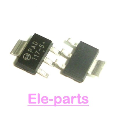 50 PCS NCP1117ST50T3G SOT-223 NCP1117 117-5 1.0A Low-Dropout Voltage ...