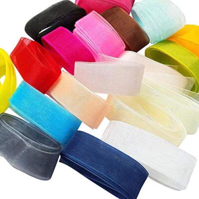Solid Organza Ribbon Assorted 24 Yards Craft Bow Party Decoration ...