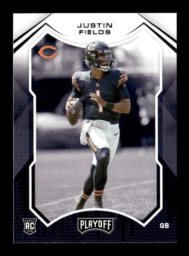 2021 Panini Playoff #208 Justin Fields Chicago Bears Football | eBay